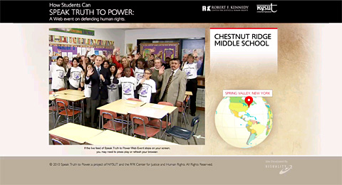 Curriculum materials help students Speak Truth to Power