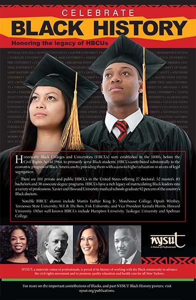 Free NYSUT poster celebrates HBCUs