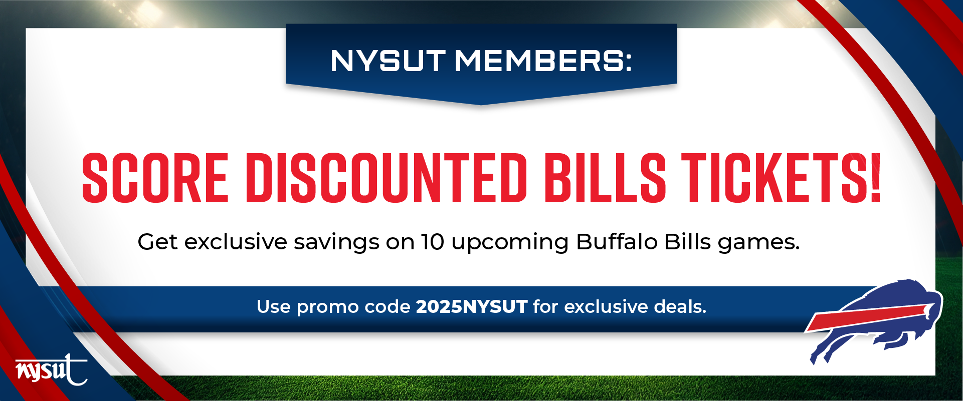 NYSUT Member Event - Buffalo Bills Discounted Tickets