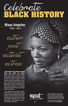 Freebies: NYSUT poster honors Maya Angelou