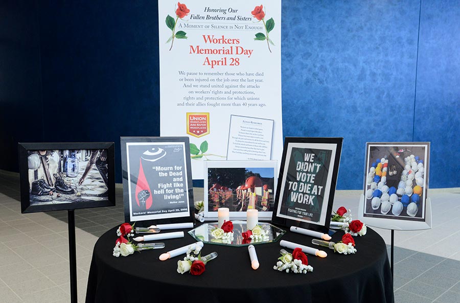 Honor the fallen on Workers Memorial Day, Sunday April 28