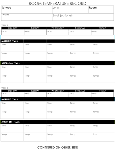 Classroom Temperature Feedback: How Hot is Your Classroom?
