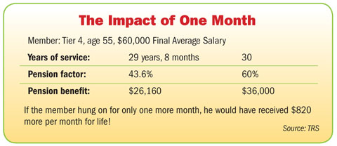 TRS: Ready to retire? Verify your service credit