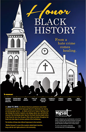 From hate crime comes healing: NYSUT poster honors black history